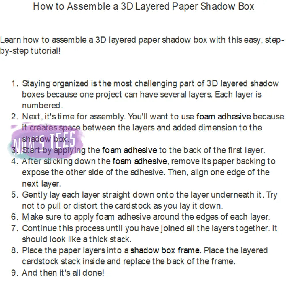 Pre-Cut Sunflower Petals 3D Shadow Box Kit | Layered Paper Art | DIY S ...